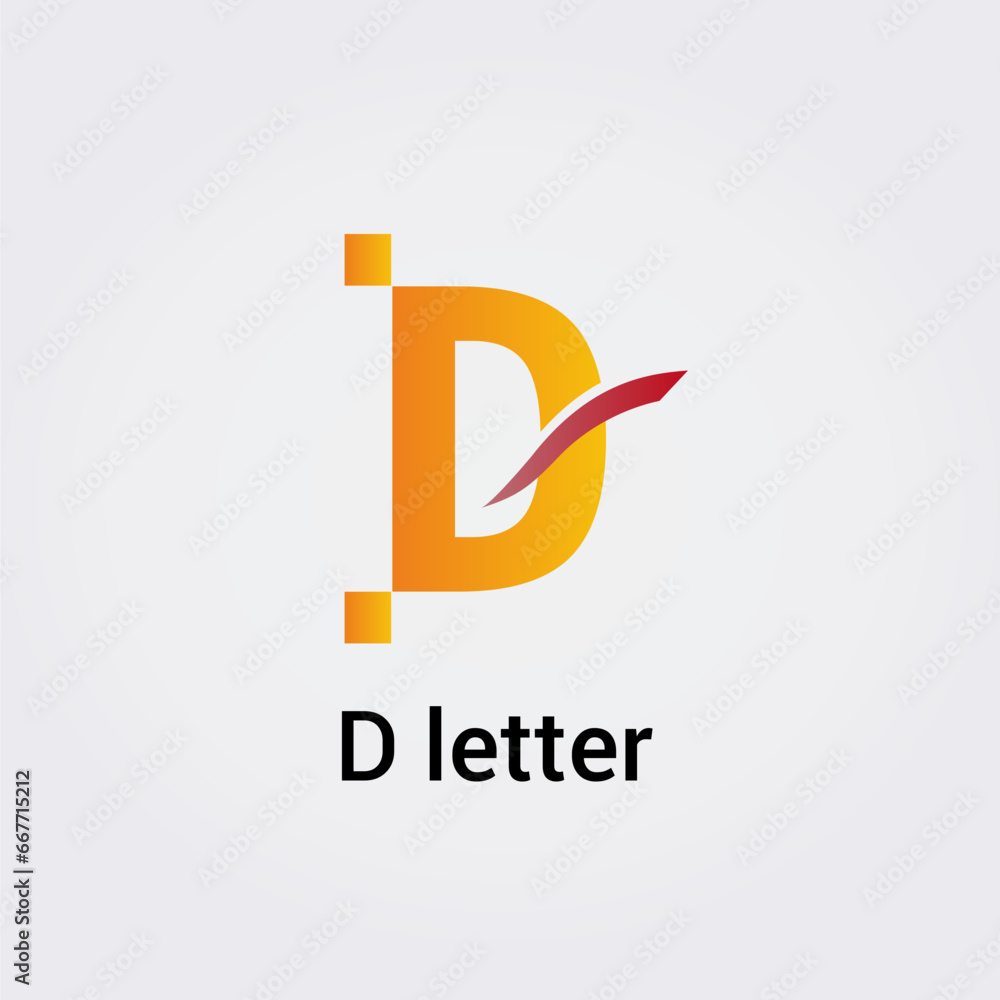 Icone Lettre D pour Design Logos, Symbole, Illustration Pictogramme ...