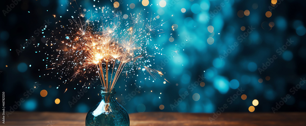 sparkling stick concept, AI generated Stock Illustration | Adobe Stock