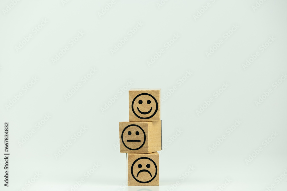 Smiley face, normal face and sad face icons Stock Photo | Adobe Stock