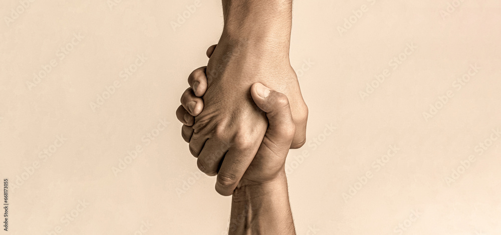 Helping hand concept and international day of peace, support. Helping ...