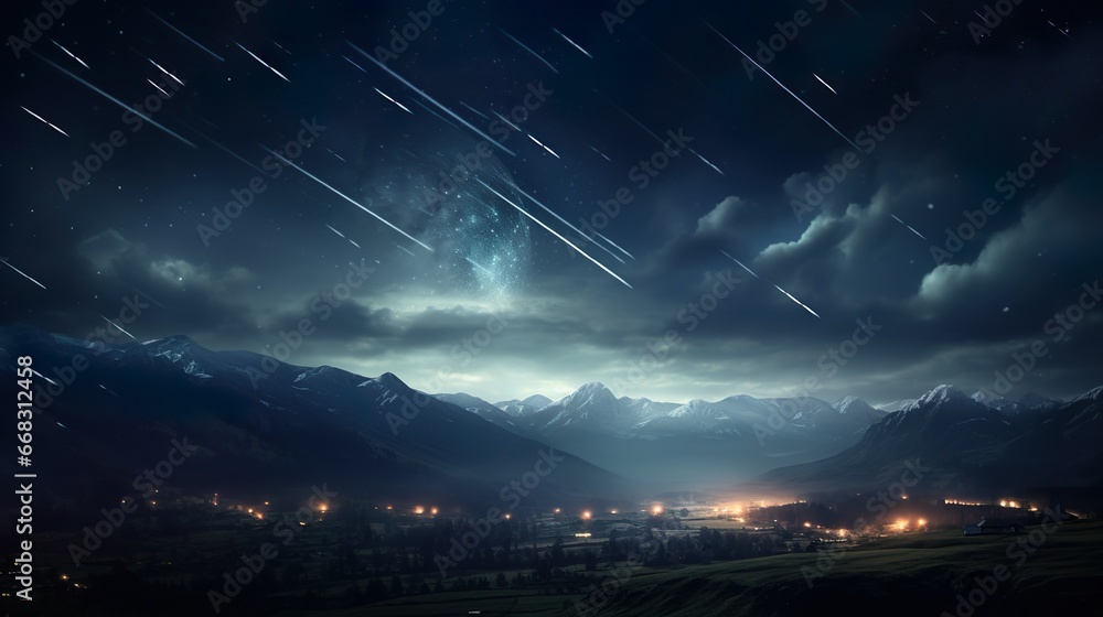 Counting the Blessings of the Universe: A Glimpse of Shooting Stars in ...