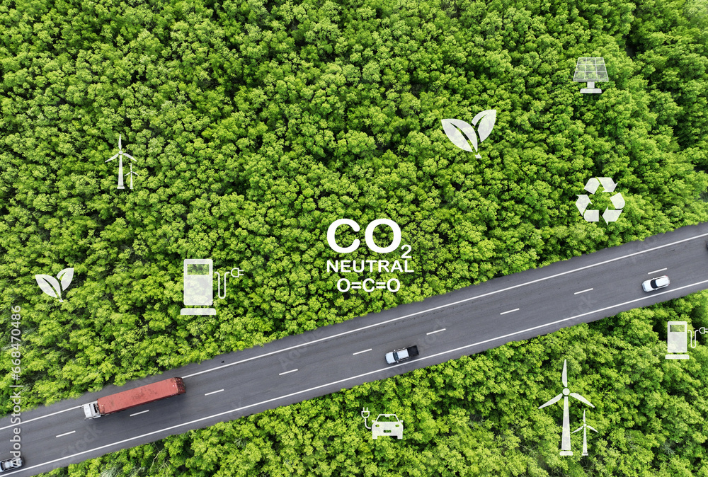 Renewable, sustainable energy for electric vehicle. Sustainable transportation. EV car charging ...