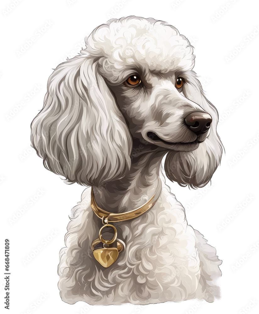 Poodle Clipart png dog clipart printable Poodle head transparent ...