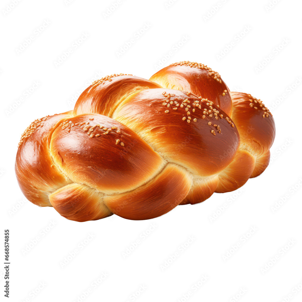 Challah Bread isolated on transparent background,transparency Stock ...