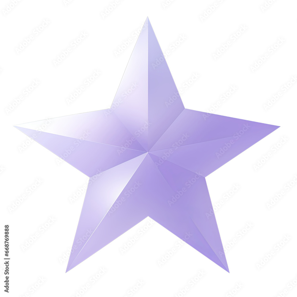 Shiny purple star shape, template, clipart isolated on transparent ...