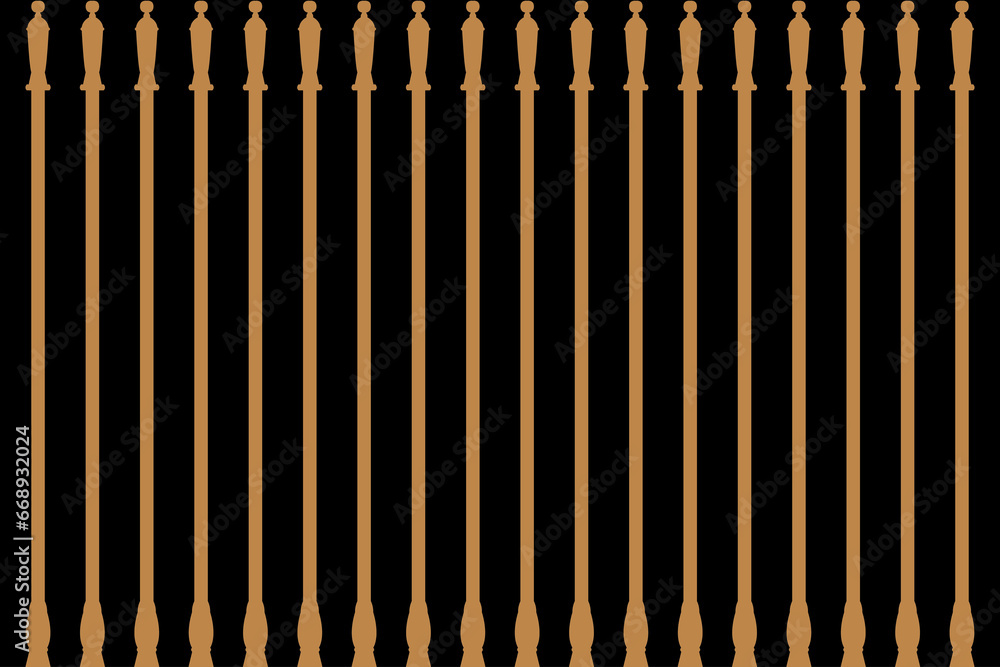 Abstract of balustrade pattern vector. Design european style of stripe ...