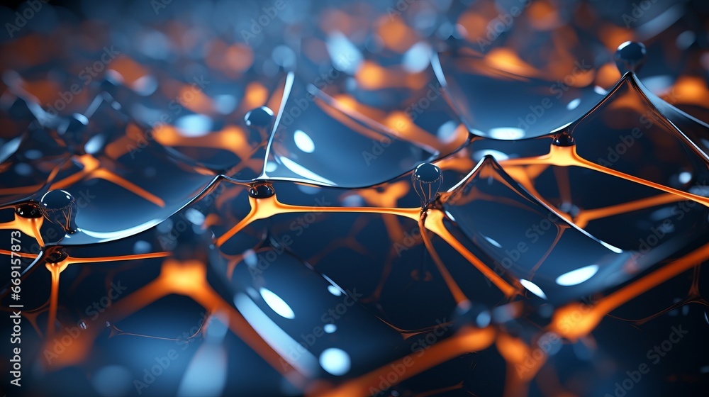 An abstract vision of nanoscale structures, exemplifying the potential ...