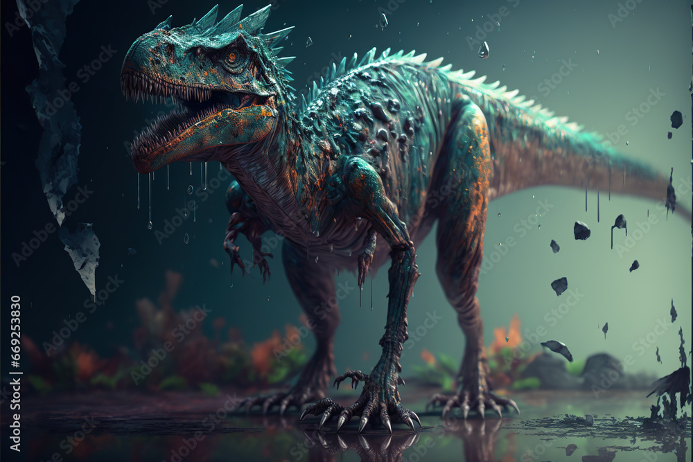 Jurassic. Extinct creatures. Dinosaur wallpaper, full body, fantasy ...