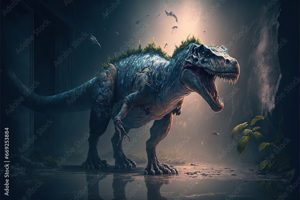 Jurassic. Extinct creatures. Dinosaur wallpaper, full body, fantasy ...