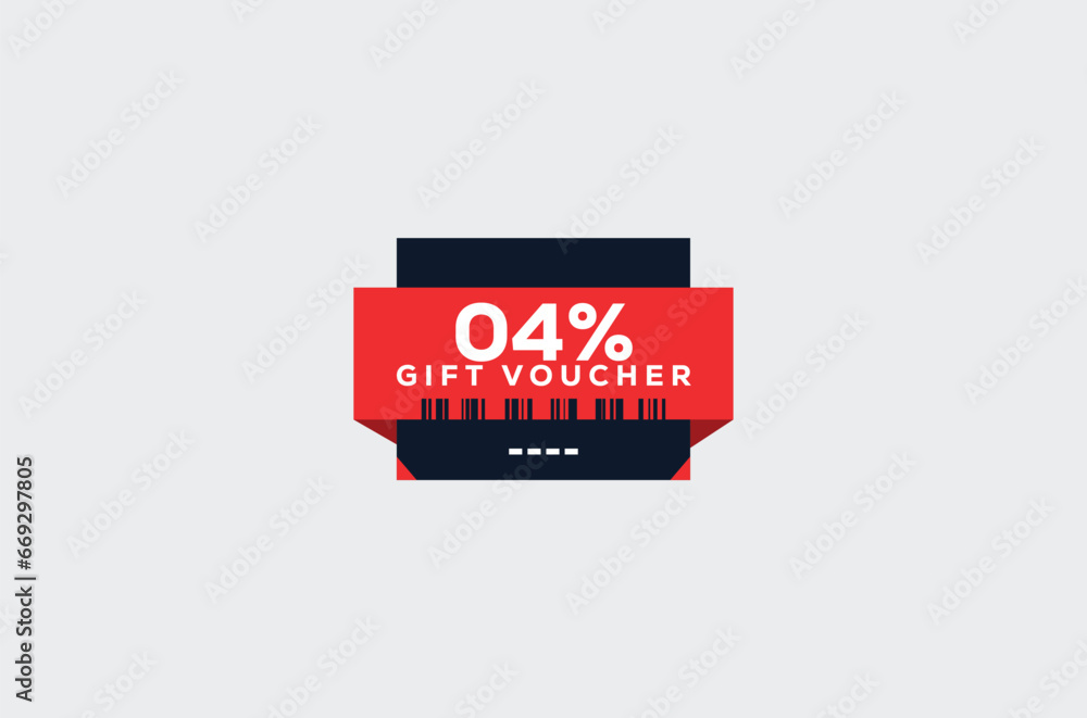 04 Gift Voucher Minimalist signs and symbols design with fantastic ...