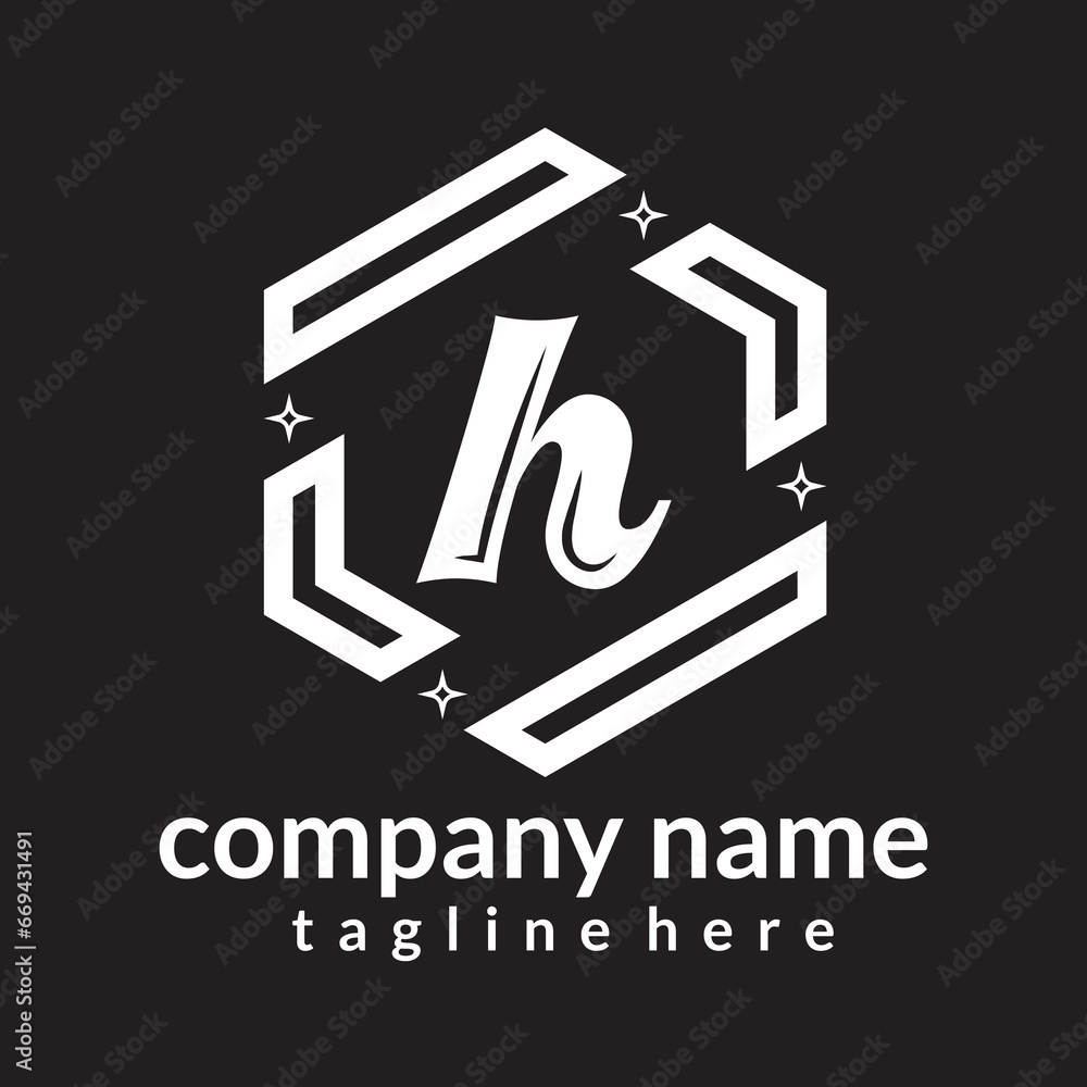 Abstract Fashion font alphabet h. Minimal modern urban fonts for logo ...