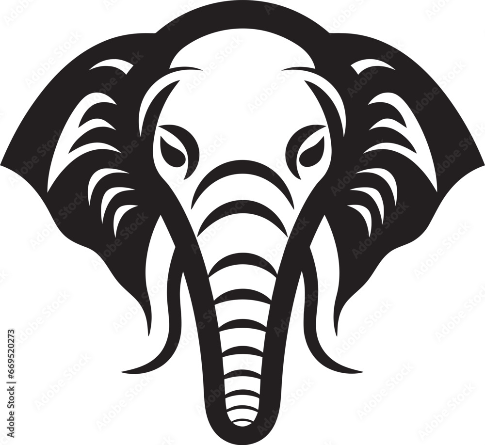 Elephant Vector Logo Icon for Good Luck and Fortune Elephant Vector ...