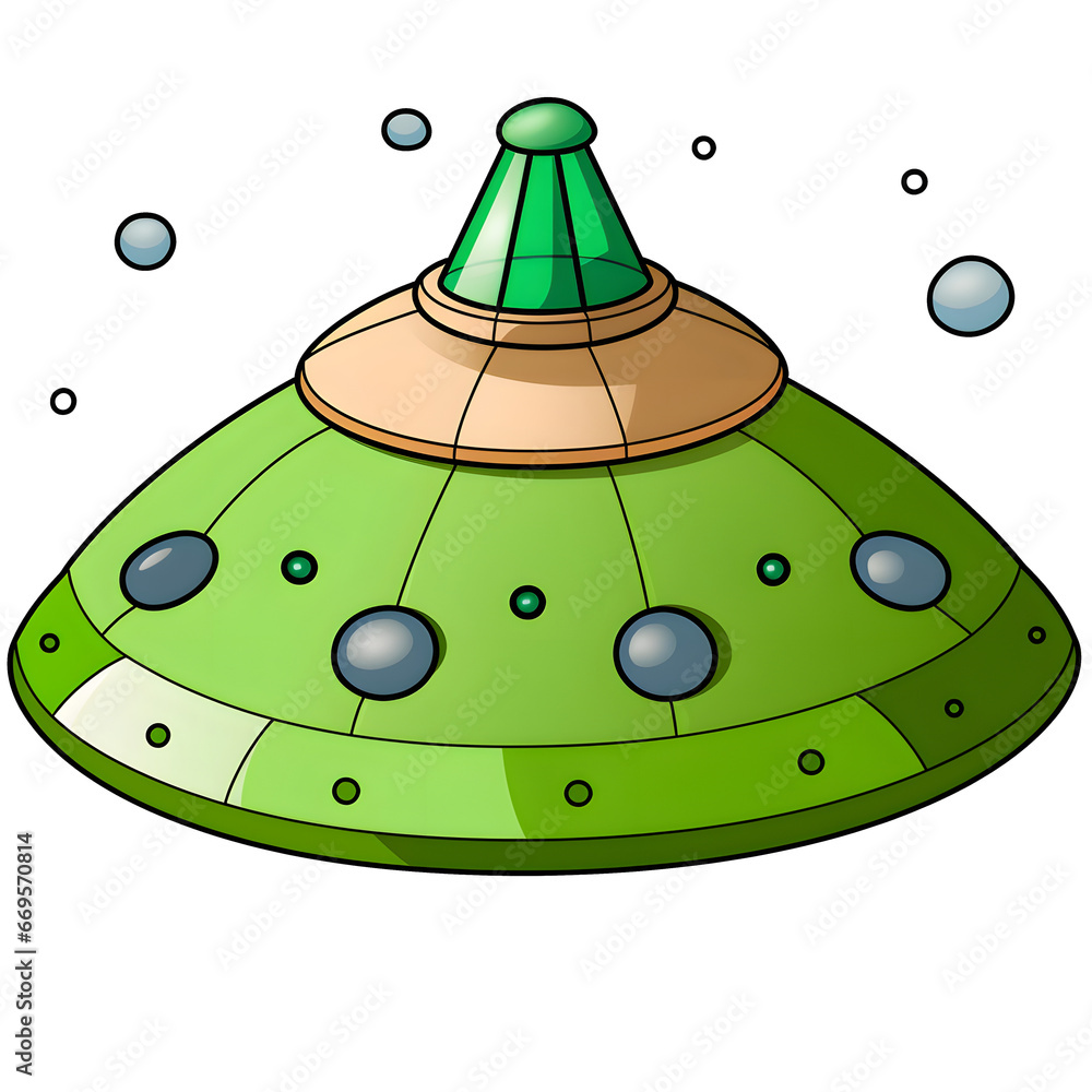 cartoon clipart of UFO (Unidentified Flying Object), aliens clipart ...