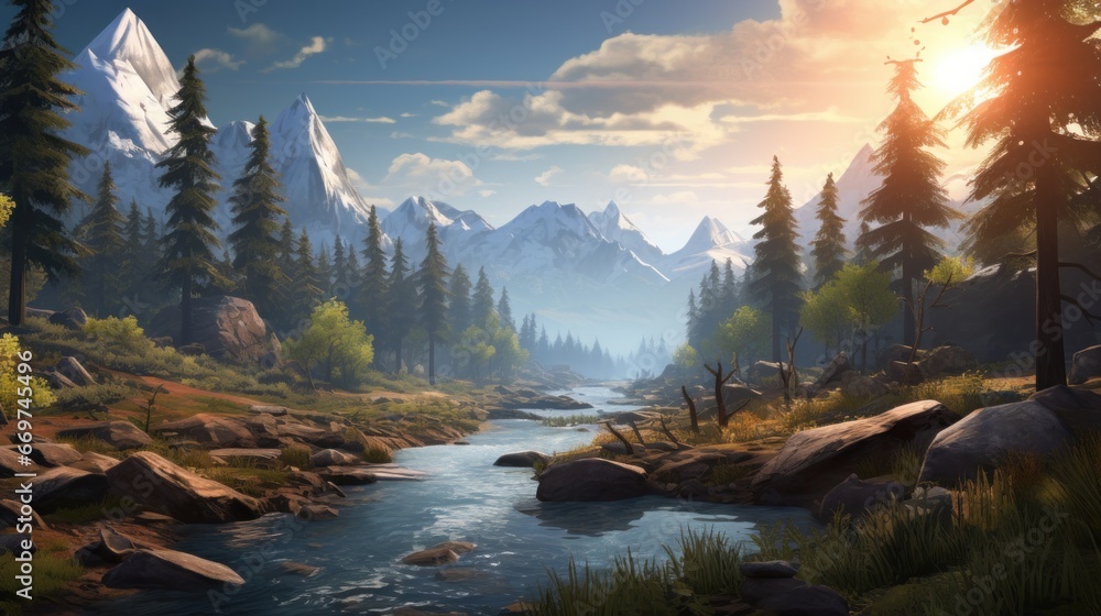 Explore the role of stunning landscapes in creating immersive and ...