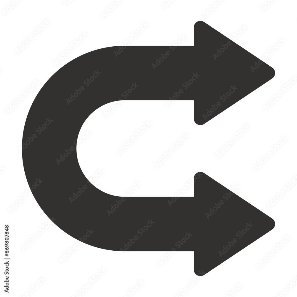 Double Arrow Vector Solid Icon. Two Arrow symbol. Double Arrow icons ...