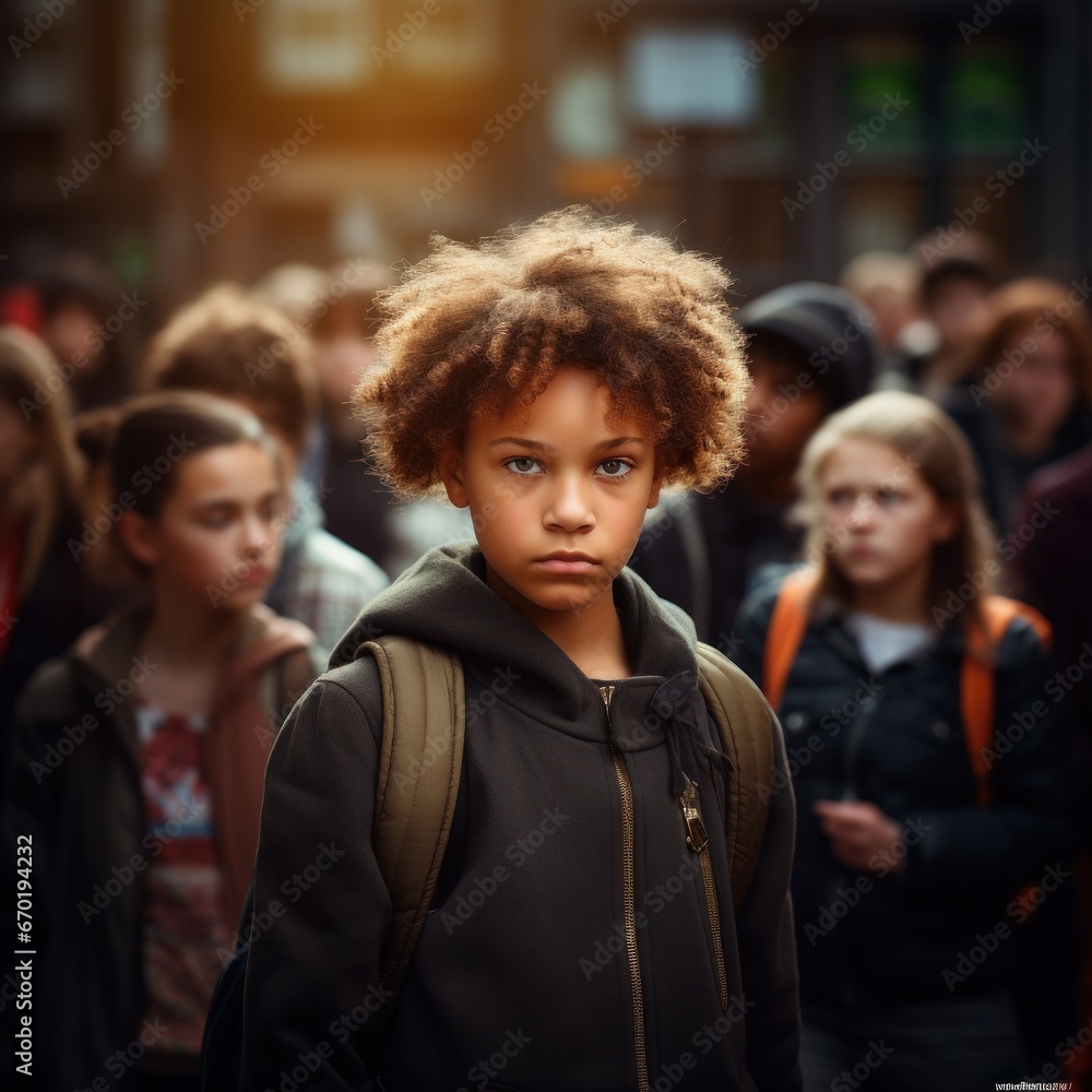 Schoolyard safety, boy fighting for kids rights, save the children ...