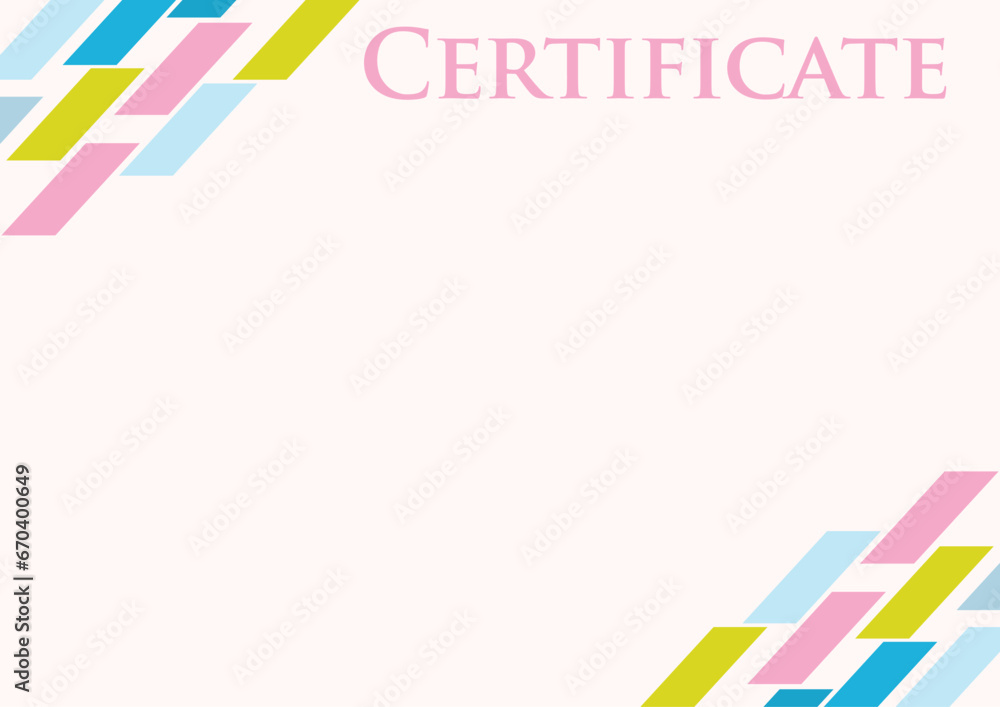 certificate background vector illustration,ready to print . good ...
