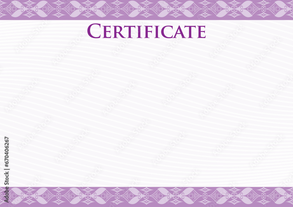 certificate background vector illustration,ready to print . good ...