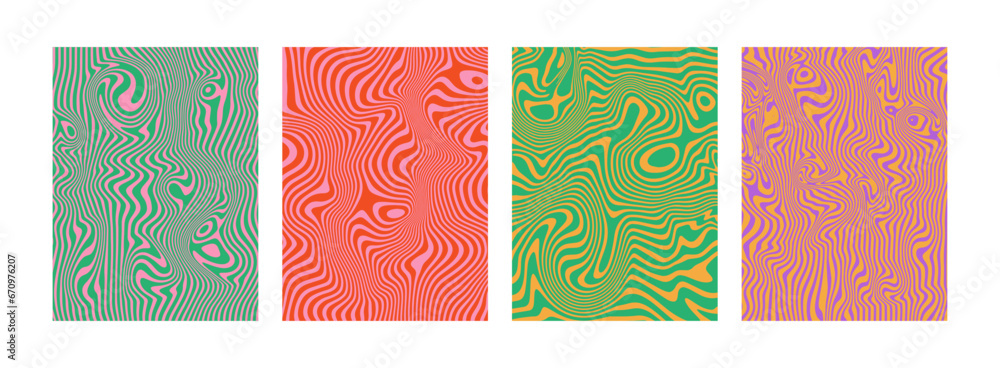 Liquify effect abstract background. Modern hypnotic wavy lines. Marble ...