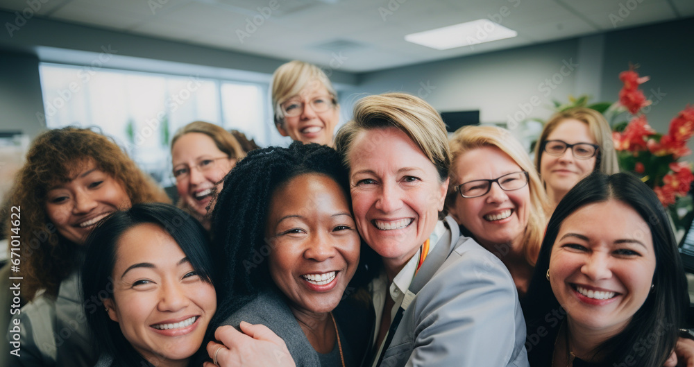 Ethnicity Diversity at Work. Happy Employees From Different Backgrounds ...
