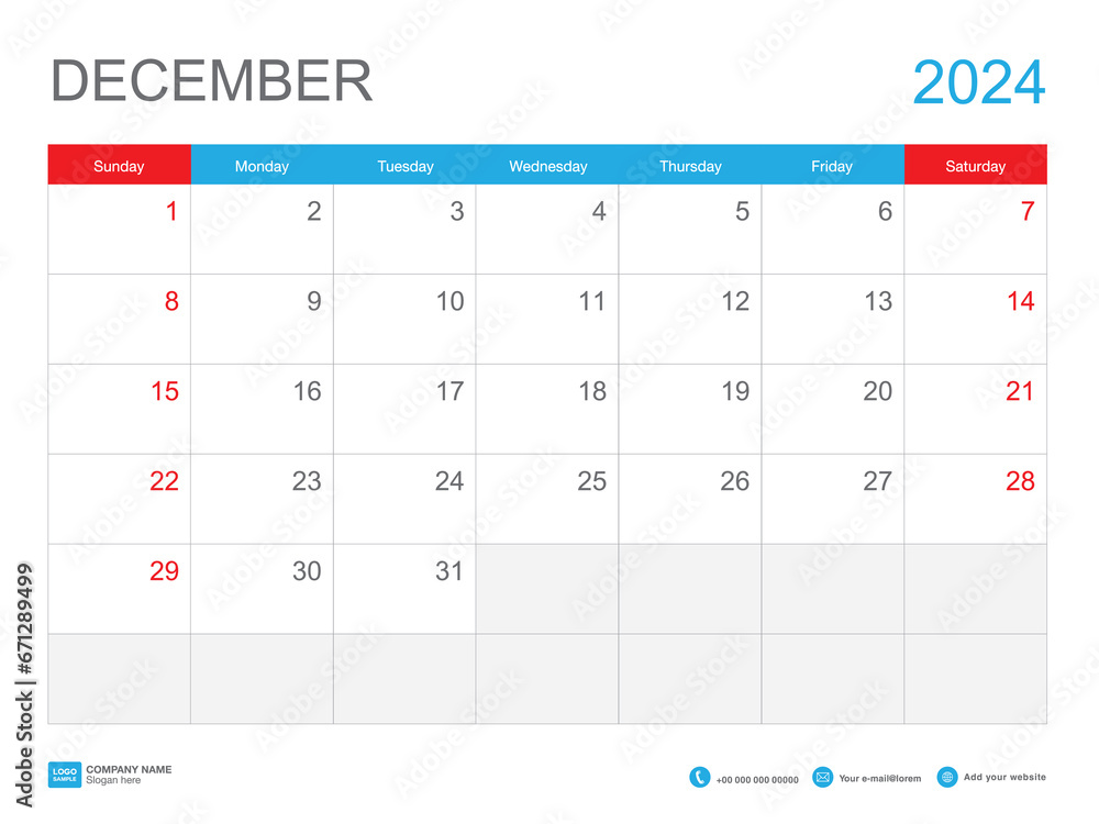 December 2024 template-Calendar 2024 design , Desk Calendar 2024 ...