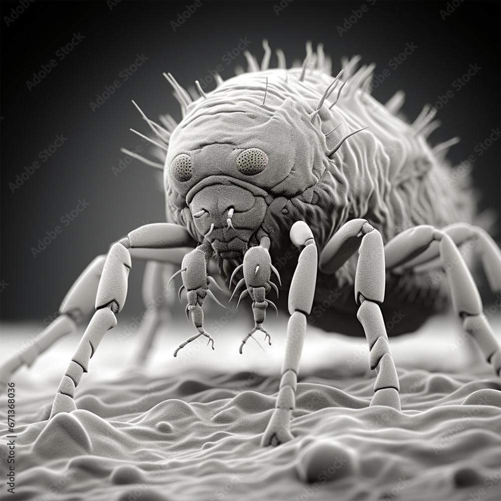 Imaginative Microbiology, Similar to Tardigrade, Dust Mites. Fictional ...