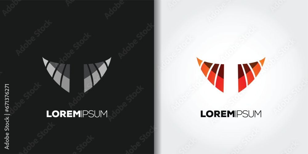 torn logo Stock Vector | Adobe Stock