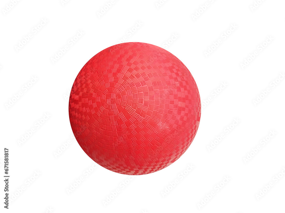 red rubber ball PNG transparent Stock Photo | Adobe Stock