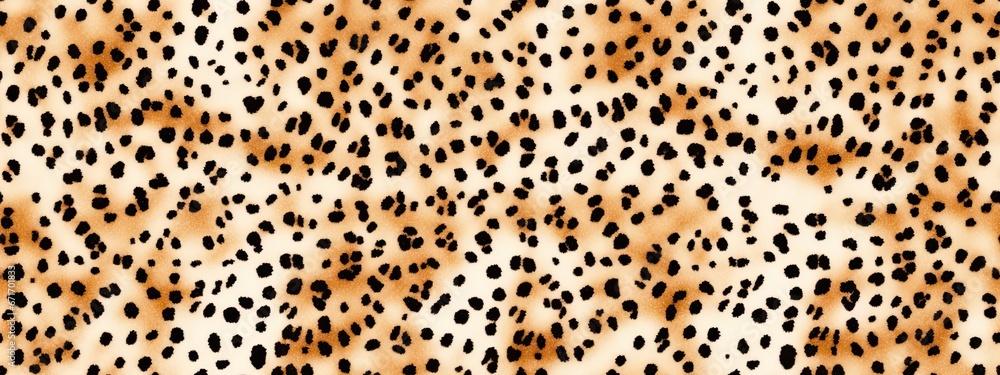 Seamless soft fluffy leopard print, cheetah spots African safari ...