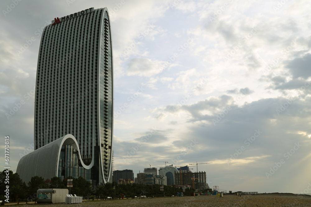 BATUMI, GEORGIA - MAY 01, 2023: Sheraton, Hilton, Marriott Hotel ...