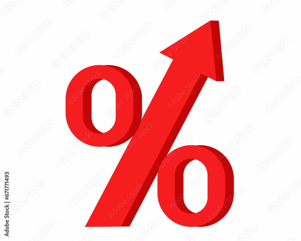 Interest rate increases due to rising inflation rates percentage graph ...