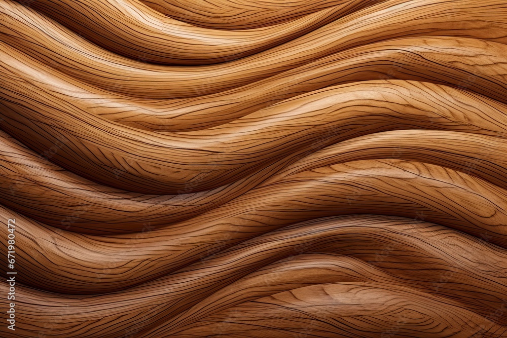 Timber Twist: Curved Wood Wall Texture Background for a Mesmerizing ...
