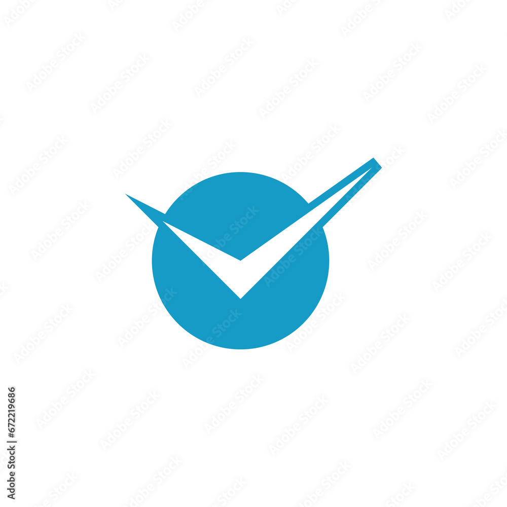 Check mark sign. Checklist green marking logo, check web pictogram 素材庫 ...