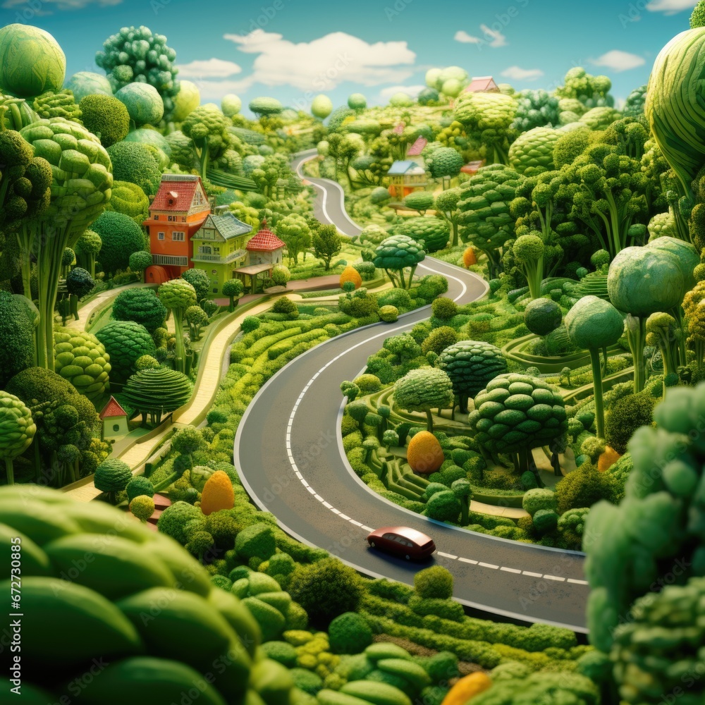 Nature Comestible : Vision Artistique de Manger Sain avec des Légumes ...