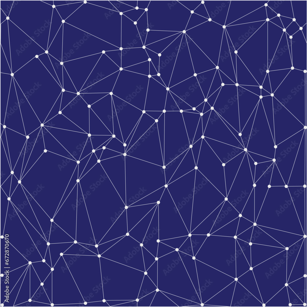 Low Poly Technology background, Seamless Patterns Outline Polygon with ...