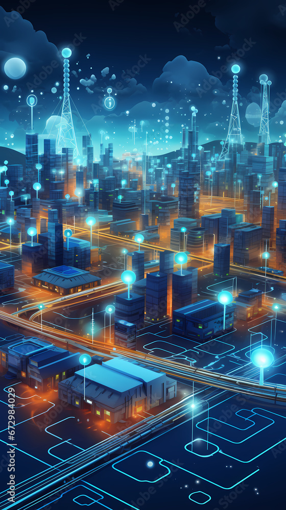 generative ai, Eco-Friendly Industrial Park: Sustainable Manufacturing ...