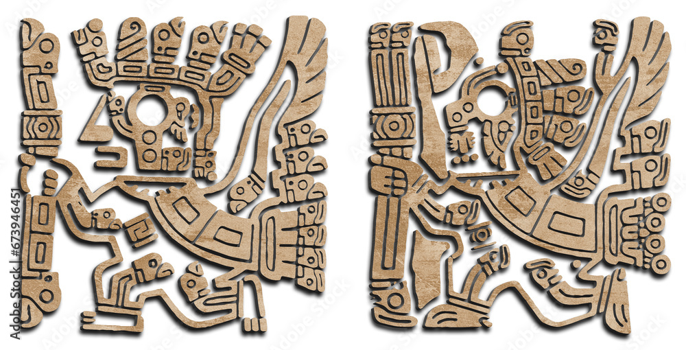 Andean iconography pre inca moche nazca wari tiahuanaco paracas chimu ...