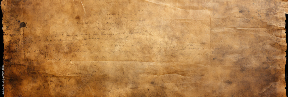 Vintage torn paper texture background, old page from rare book with ...