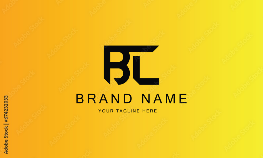 BC BTC BTL BCL brand minimal professional creative black logo design ...