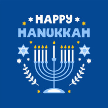 Happy Hanukkah Greeting Card Free Stock Photo - Public Domain Pictures