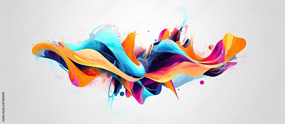 The abstract logo design seamlessly blends technology and fashion ...