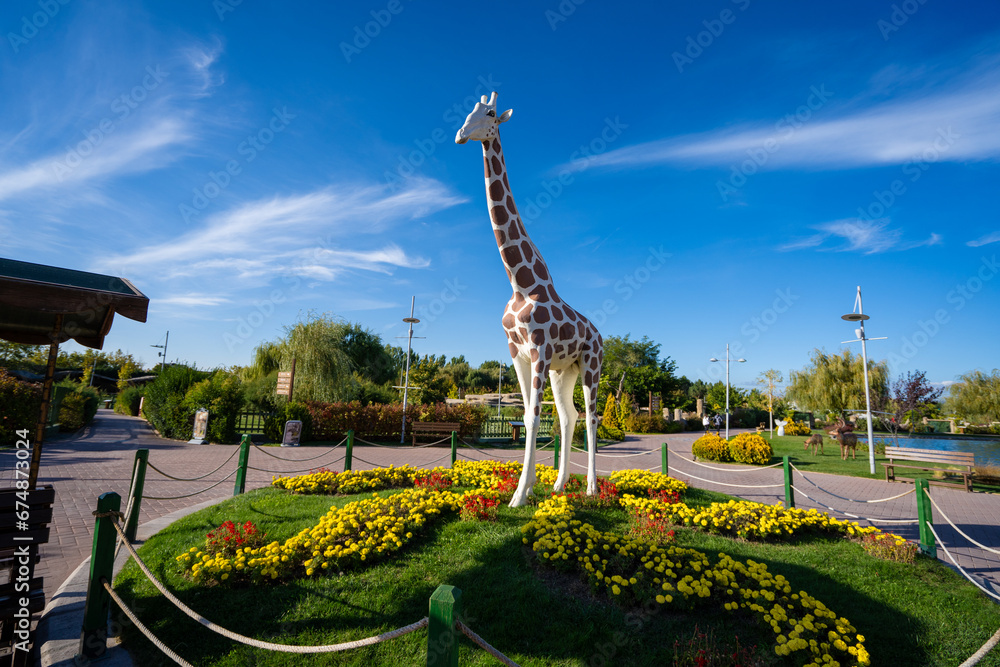 Eskisehir Zoo in Sazova Park. Eskisehir, Turkey - October 10 2023 ...