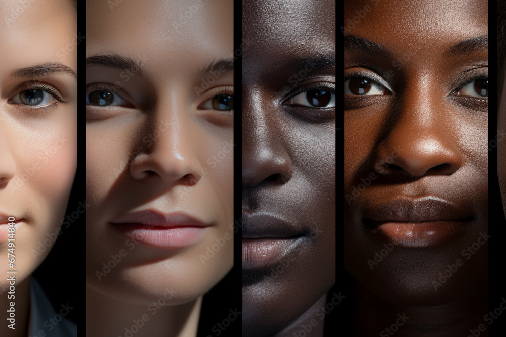 Hermosa diversidad de razas y etnias en el trabajo. Personas de ...