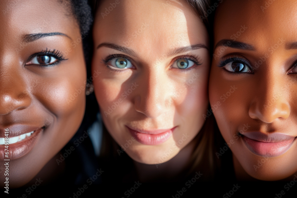 Stock-Illustration „Hermosa diversidad de razas y etnias en el trabajo ...