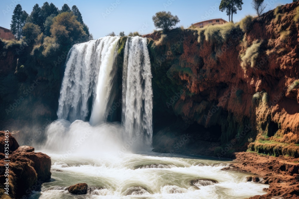 Stock-Foto „Gran Canaria, Tenerife, view of the famous Iguazu Falls ...