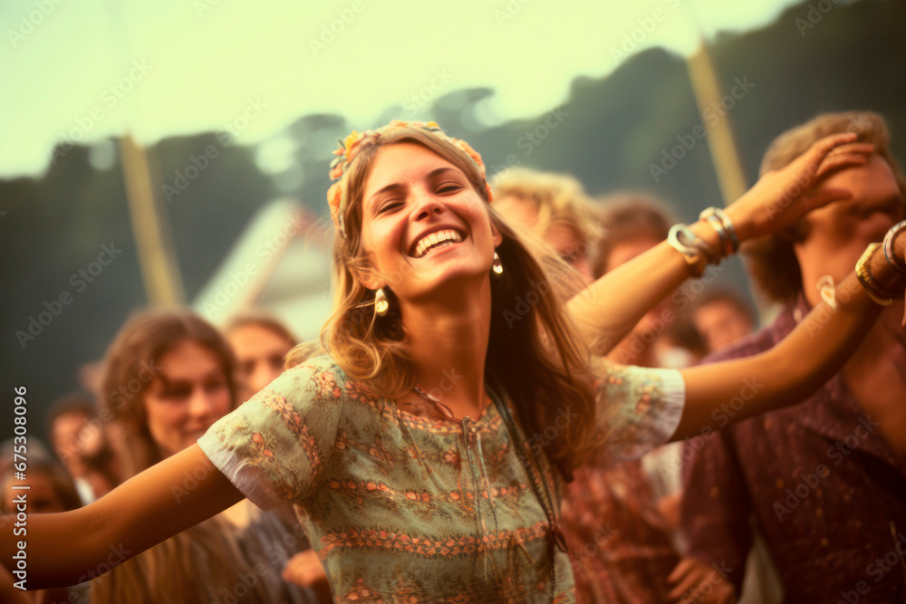 Stock-Illustration „Retro Dance Revival. Relive the Vintage Vibes of a ...