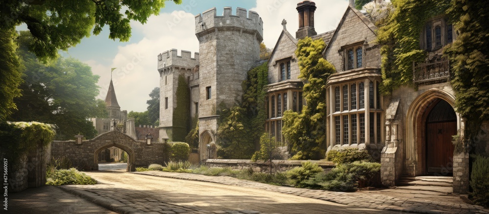 In the quaint countryside of England tourists flock to admire the ...