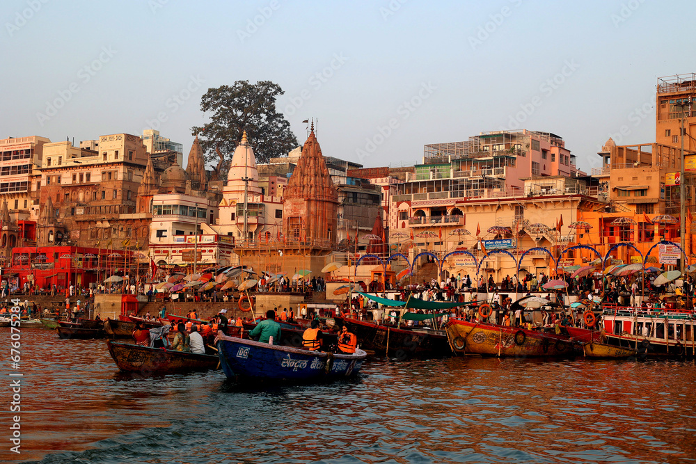 Varanasi, Banaras or Benares and Kashithat has a central place in the ...