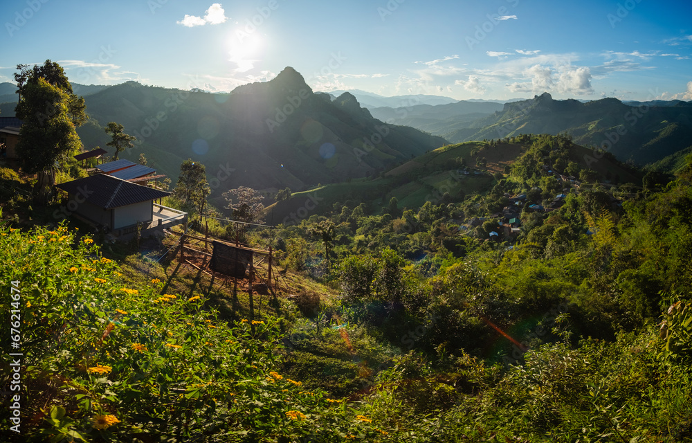 Viewpoint, Kim Kho, Pang Mapha, Mae Hong Son Stock Photo | Adobe Stock