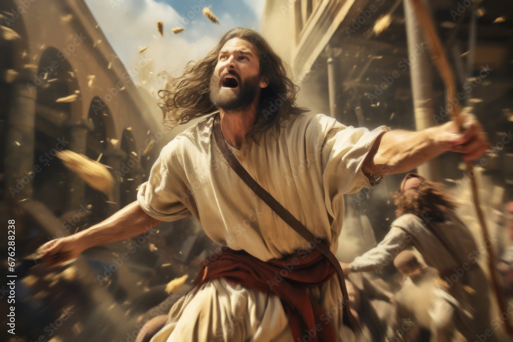 Cleansing of the Temple - Jesus Christ - Passover - a den of thieves ...